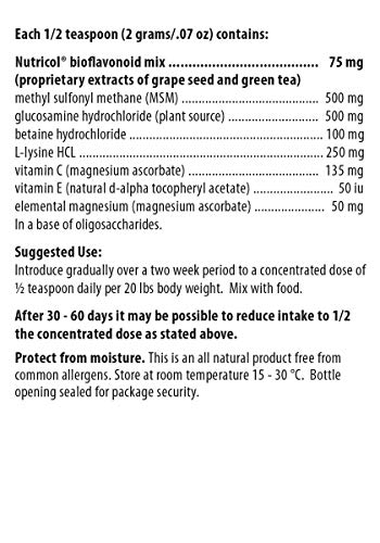 PURICA Recovery SA Powder 350g - Advanced Support for Joints, Comfort & Mobility in Dogs & Cats - Natural & Safe Supplement
