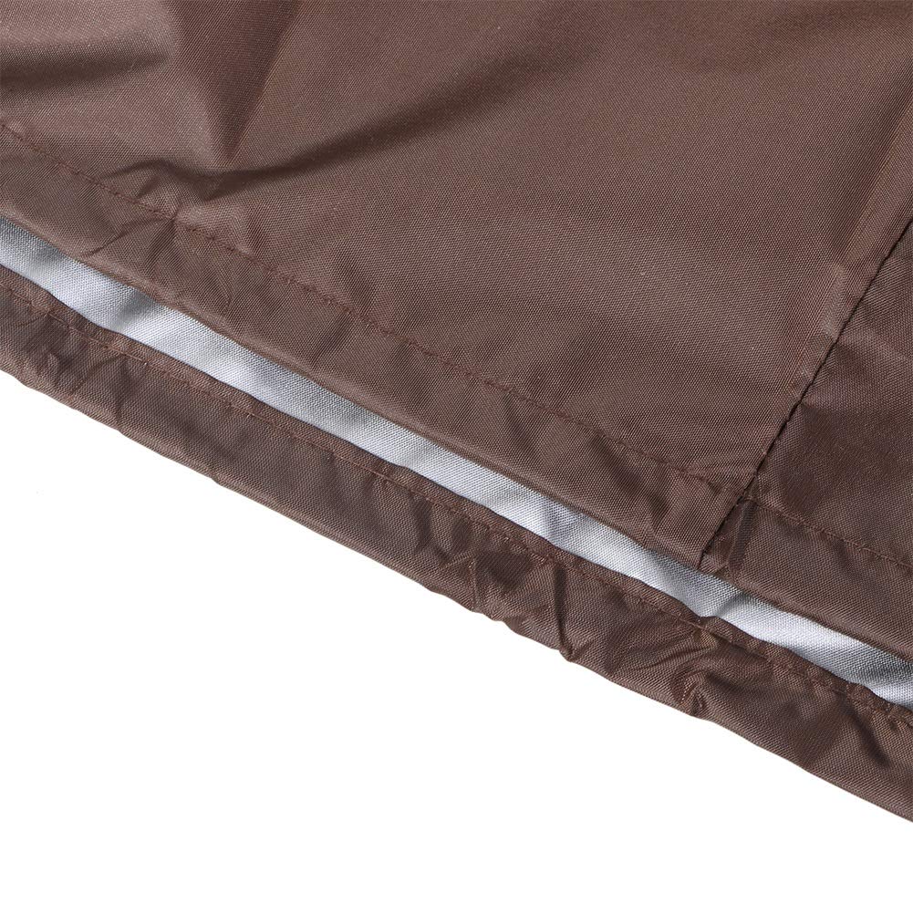 Durable UV Protection and Dust Proof Tear Resistant Outdoor Storage Box Cov Deck Box Cover, for Home for Garden Balcony Courtyard(Brown)