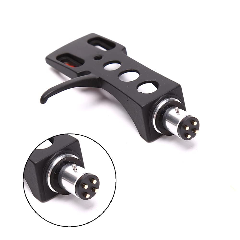 DollaTek Turntable Headshell Mount Universal LP Phono Cartridge Replacement Phonograph Head Holder Stylus Lead Wire