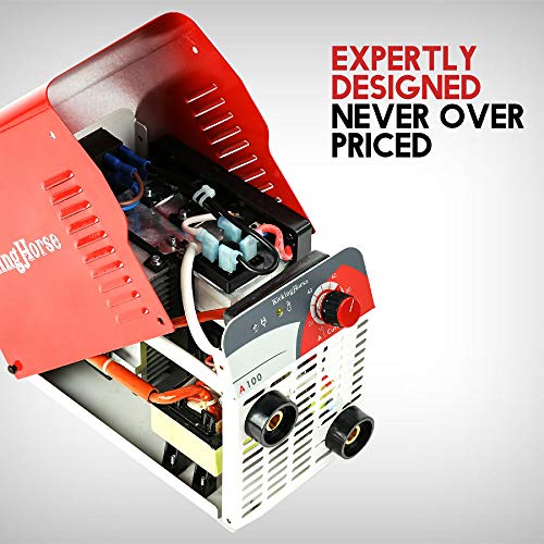 KICKINGHORSE A220 CSA/US Certified ARC Welder 240V. High Power High Rating 220A 40K Hz IGBT Optimized for Generator/Extension Cord. Full-Metal Heavy Duty Body Structure - High Reliability&Durability
