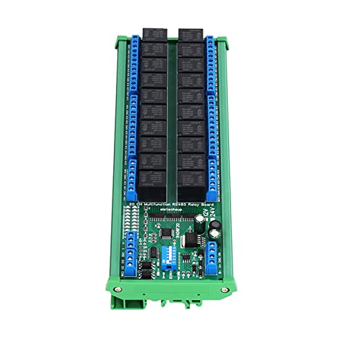 LBEC 20 Channel Relay Board Configurable Data Timing 9600BPS RS485 Hardware Reset Relay Control Module for Monitoring System (24V)