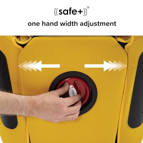 Diono Monterey 4DXT Latch, 2-in-1 High Back Booster Car Seat with Expandable Height, Width, Advanced Side Impact Protection, 8 Years 1 Booster, Yellow Sulphur