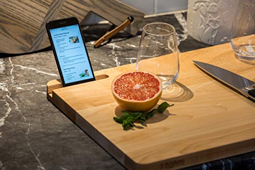 J.K. Adams 12-Inch-by-8-Inch Maple Wood Pro-Classic Cutting Board