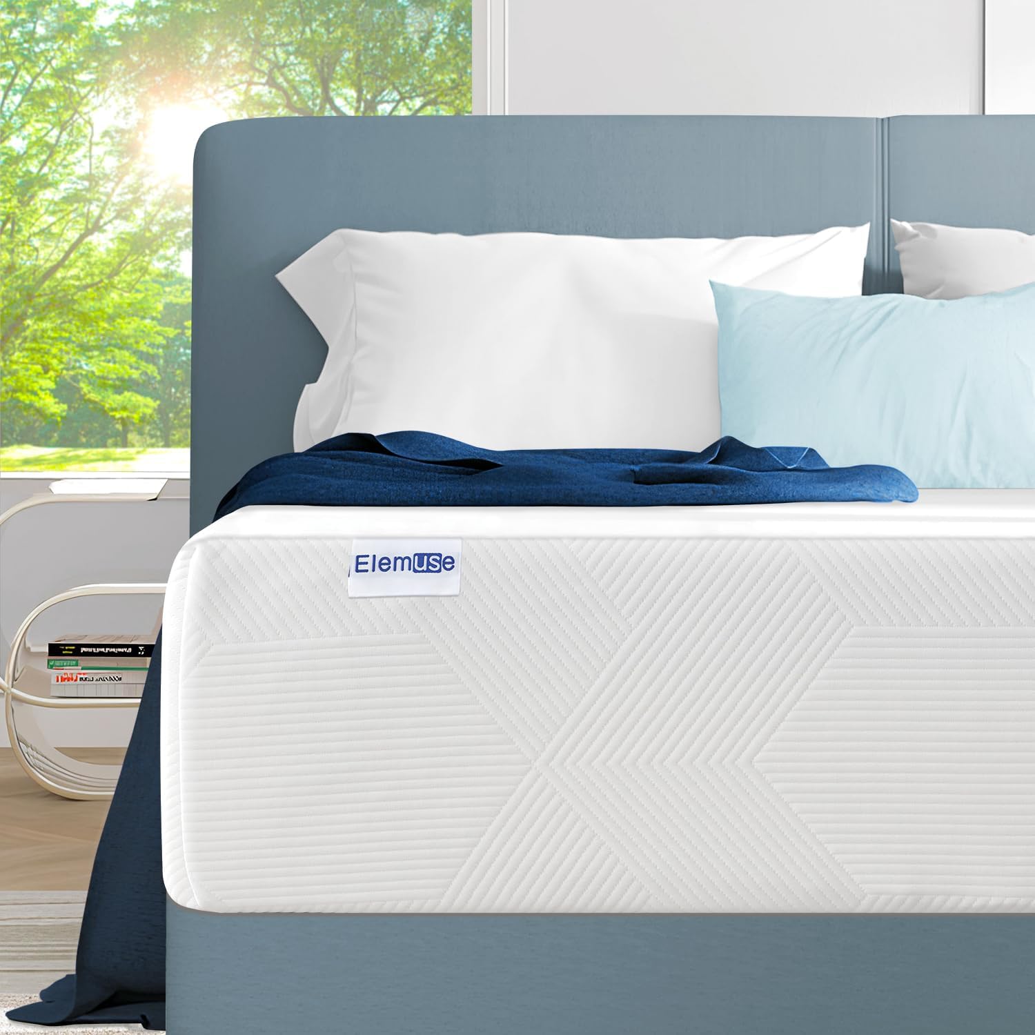 ELEMUSE 15 Inch Queen Mattress