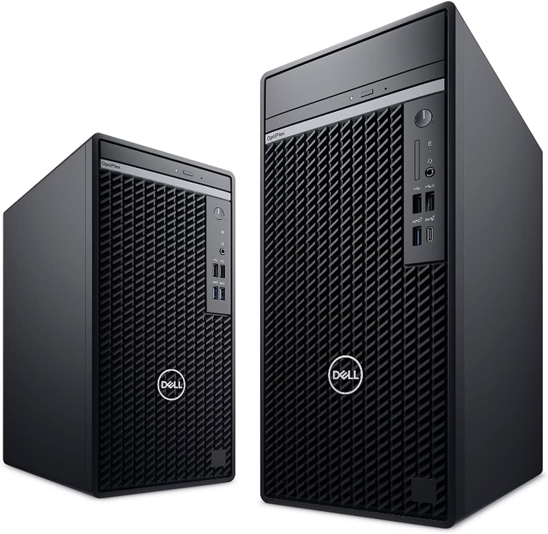 Dell OptiPlex Business Desktop Tower, 12th Gen Intel Core i9-12900K Processor, 64GB RAM, 4TB SSD + 1TB HDD, DVD-RW, DisplayPort, HDMI, Windows 11 Pro, Black