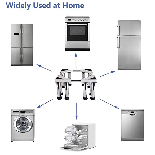 Dryer Pedestal, 12 Strong Legs High 20 cm,Shock Absorbing Quiet Washer Dryer Stand, for Washing Machines,Dryers Etc (3-5 Days Delivery)