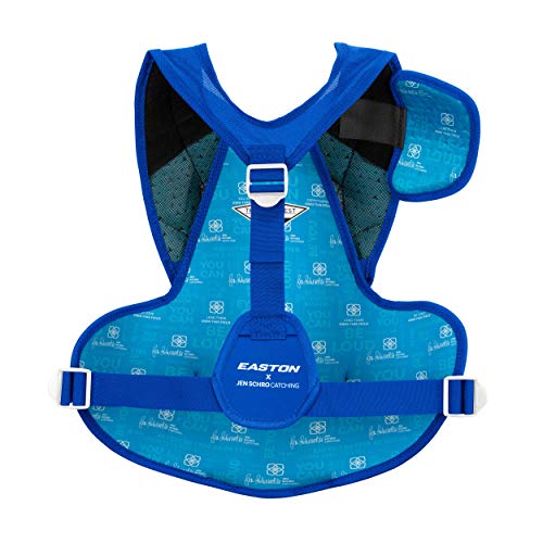 EASTON JEN SCHRO THE VERY BEST Catcher's Chest Protector, Small, Royal