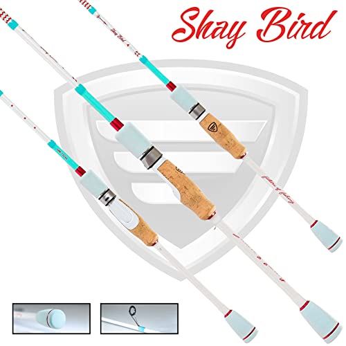 Favorite Shay Bird Spinning Fishing Rod | 7'1" Light Weight Fishing Rod with Fast Action