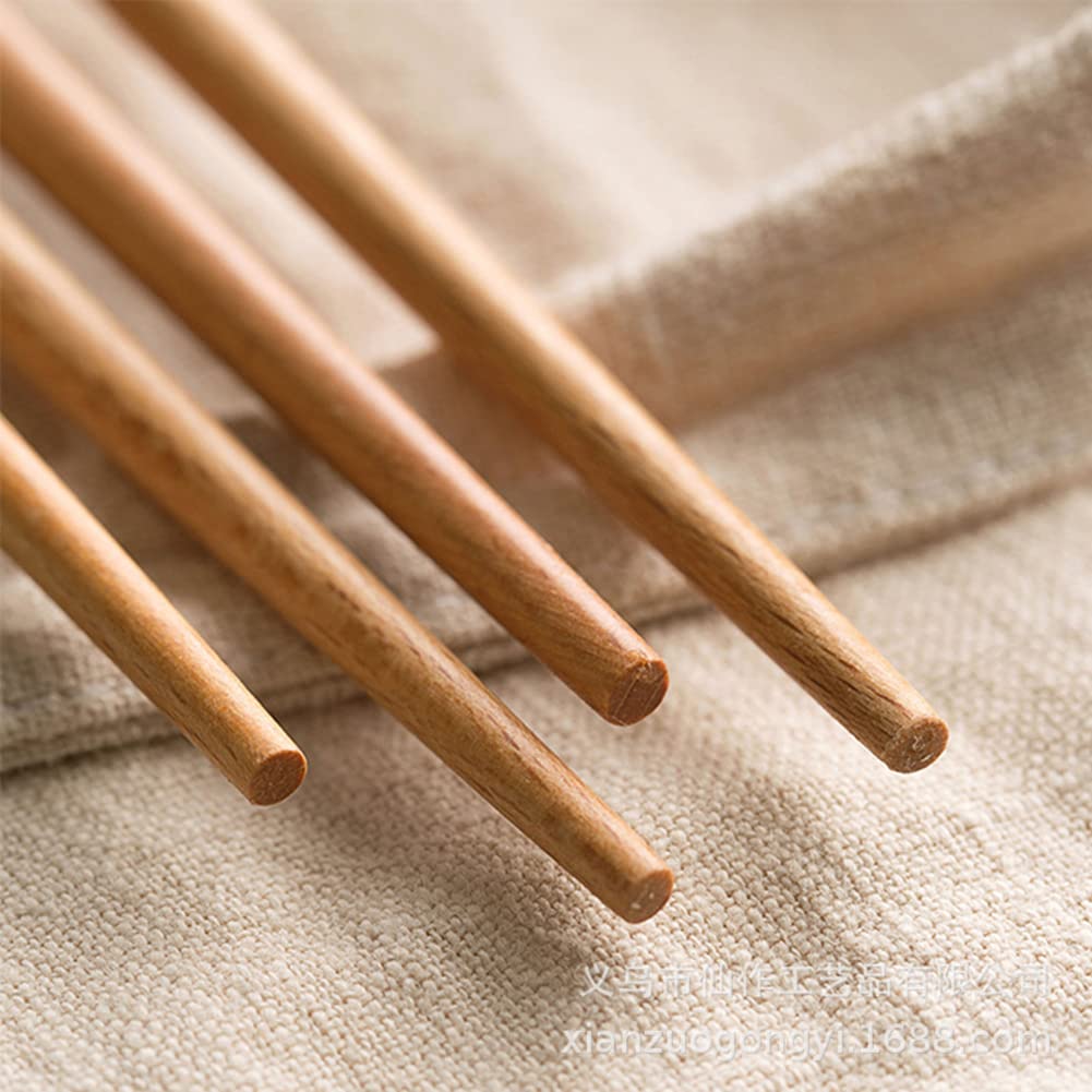 Gigicloud Wooden Chopsticks, 1Pcs Reusable Extended Chopsticks, 13 Inches Cooking Chopsticks Kitchen for Home Kitchen