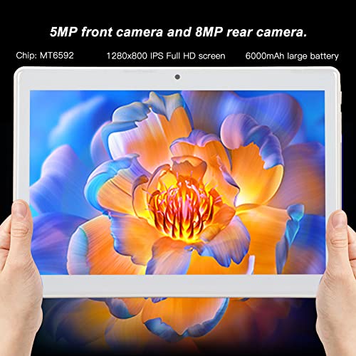 LBEC HD Tablet, Tablet 100240V 1280x800 1GB RAM 16GB ROM for Home (US Plug)