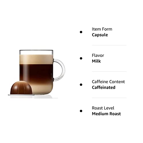 European Version Nespresso Vertuoline Barista Creations for Intense Recipes with Milk (7.7 ounce): Bianco Forte, 30 Capsules