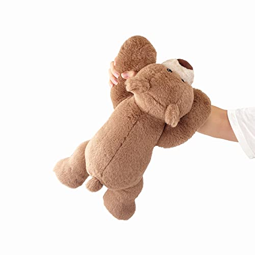 ERXKVS Bear Hand Puppet Stuffed Animals, 19.6" Large Stuffed Bear Hand Puppet,Cute Comfort Item Gift for Both Kids and Adults