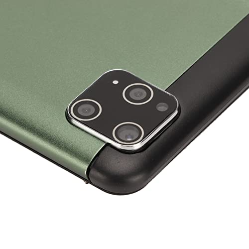 Liyeeo 10.1 Inch Tablet, Octa Core Green Tablet Computer Dual SIM 4GB RAM 64GB ROM for School (US Plug)