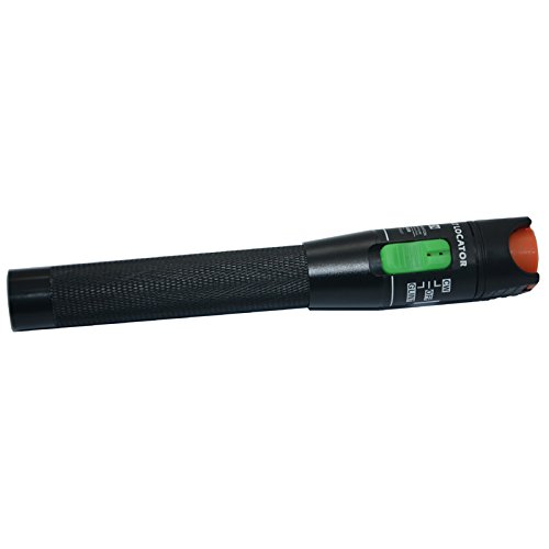 Jeirdus Portable 30mW 30km Visual Fault Locator Fiber Optic Cable Tester Meter Finder Red light laser For Engineering Maintenance