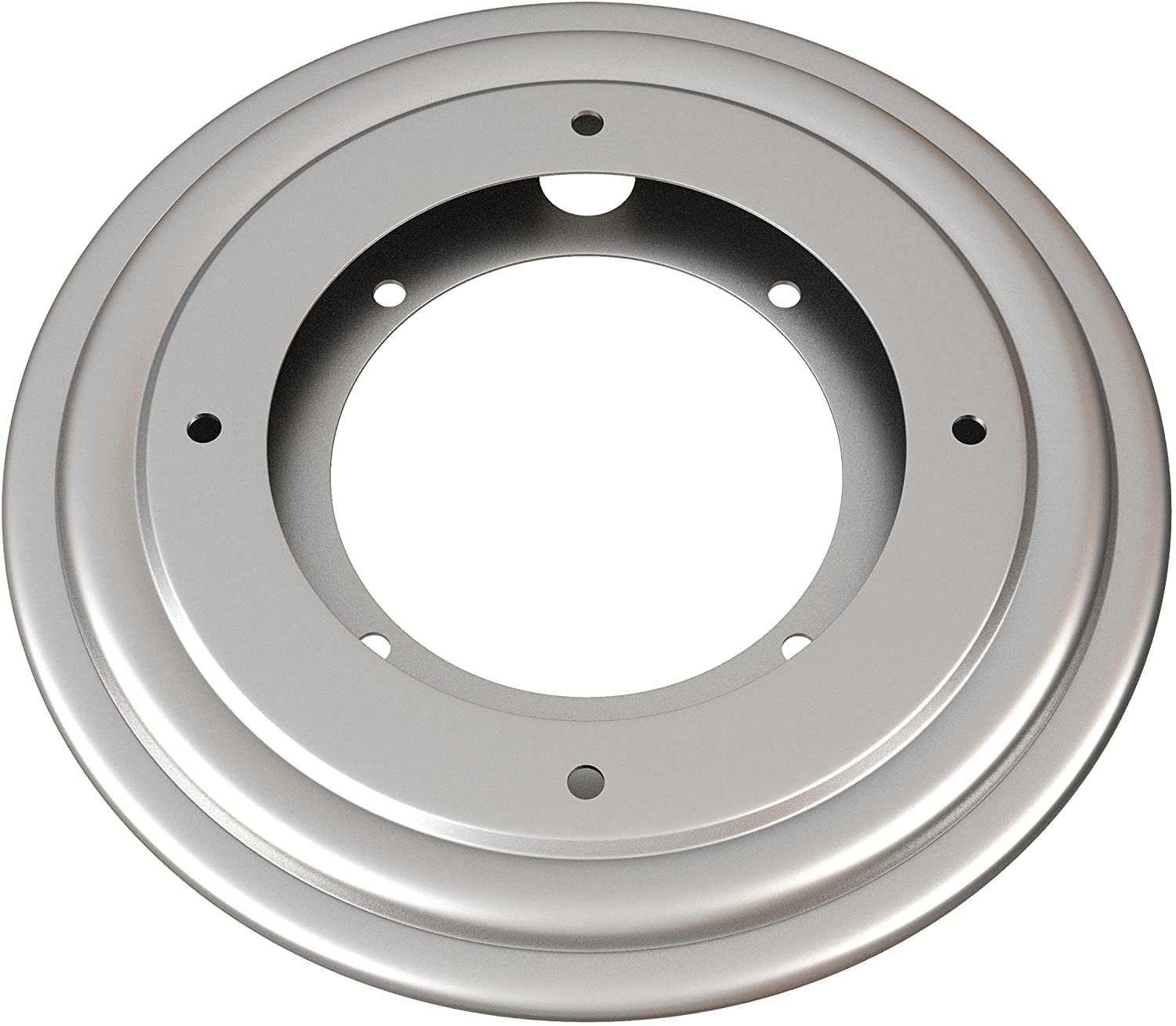 TROOPS BBQ 8-Inch Lazy Susan Turntable Steel Ball Bearing for Table, Kitchen Countertop, Pantry, Cabinet, Spices, Makeup, TV Stand, Rotating Swivel Base Plate, 700-lb Load Capacity, 11/32 Thick