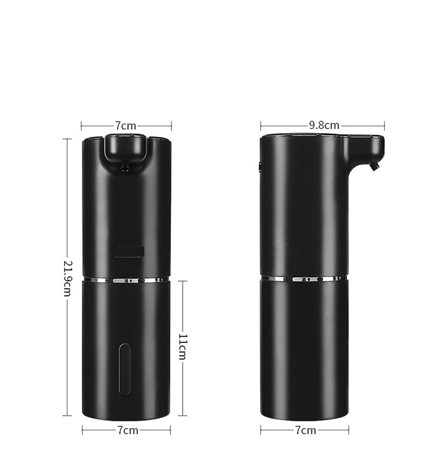 FEEGAR Black Induction Hand Sanitizer Automatic Foam Soap Dispenser Bathroom Liquid Soap Dispenser Hand Soap Dispenser