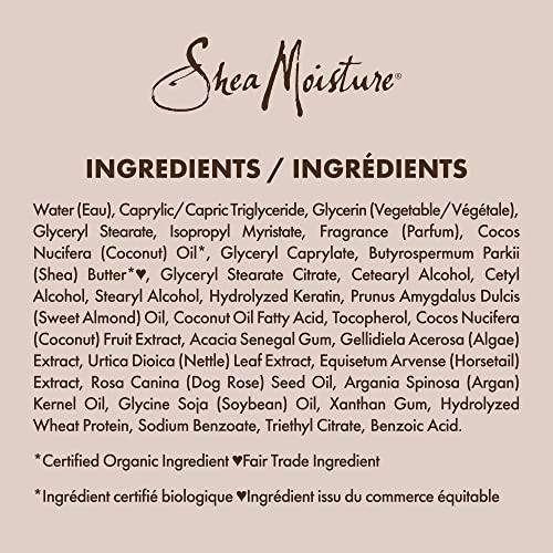 SheaMoisture Leave-in Conditioner Treatment for All Hair Types 100% Extra Virgin Coconut Oil Silicone Free Conditioner 8 oz