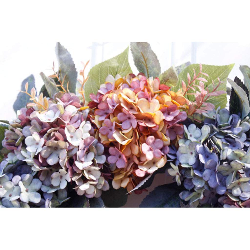 DYNWAVE Floral Wh, Home Wall Hanging Wh, Artificial Hydrangea Wh for Front Door, Wedding Garden Front Door Decorations