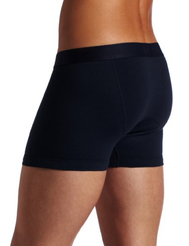 Emporio Armani mens Cotton Stretch boxer briefs, Marine, Small US