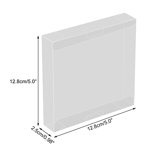 KOSDFOGE 10pcs Transparent Cartridge Cover Protector Case for Nintendo Game Boy GBA Boxed Game