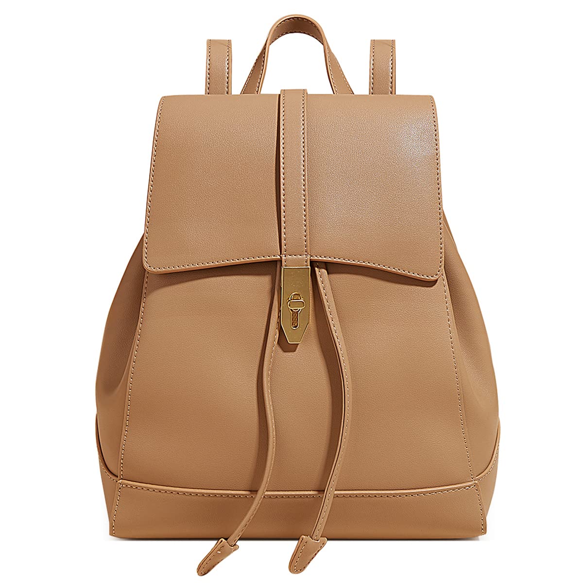 FOXLOVER Fashion Small Leather Backpack Purses for Women Stylish Daypack LadiesTravel Work Backpack Bag