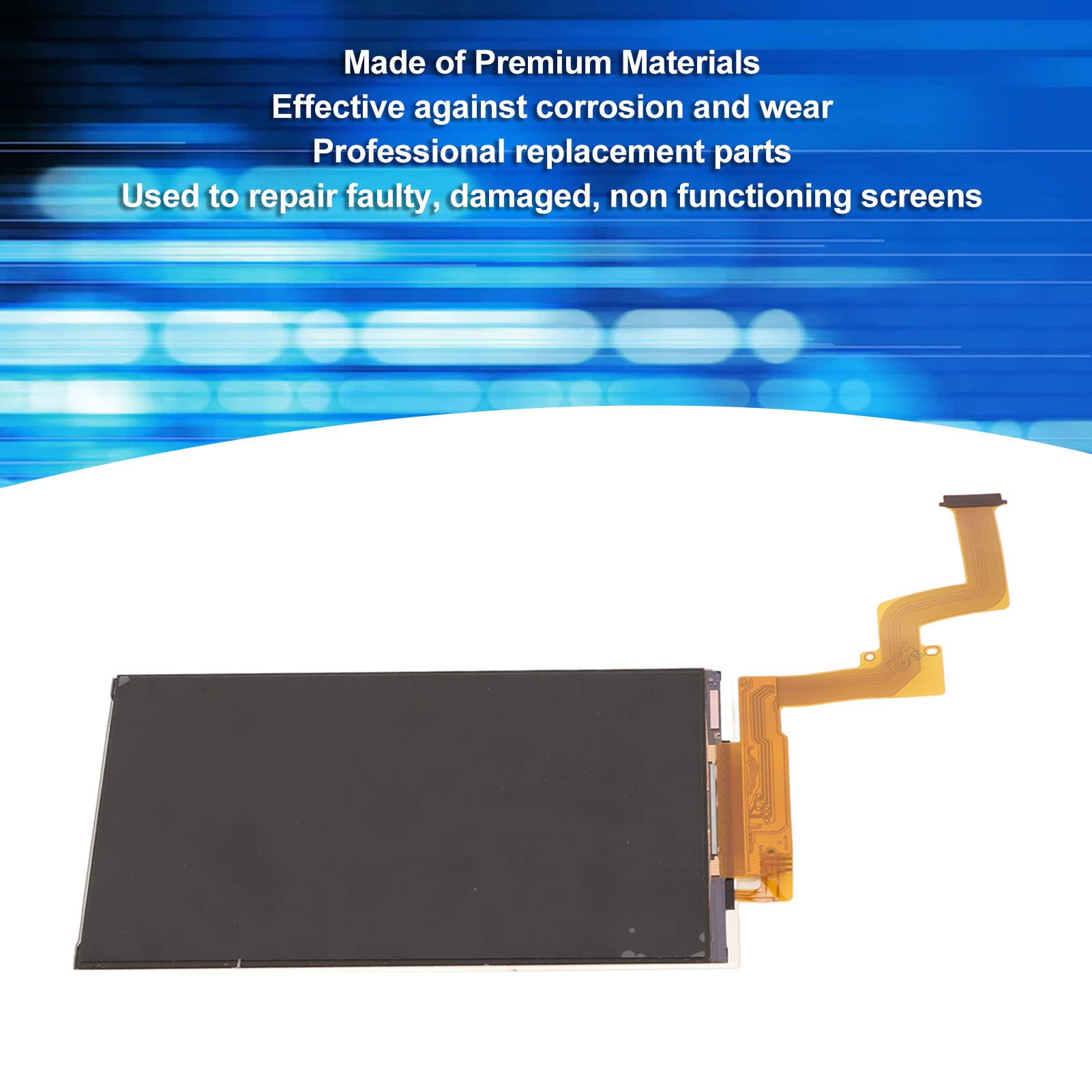 KOSDFOGE 2DS XL (LL) LCD Screen,Replacement Upper LCD Screen for New 2DS XL LL Game Console - Repair Part with Screen Protectors