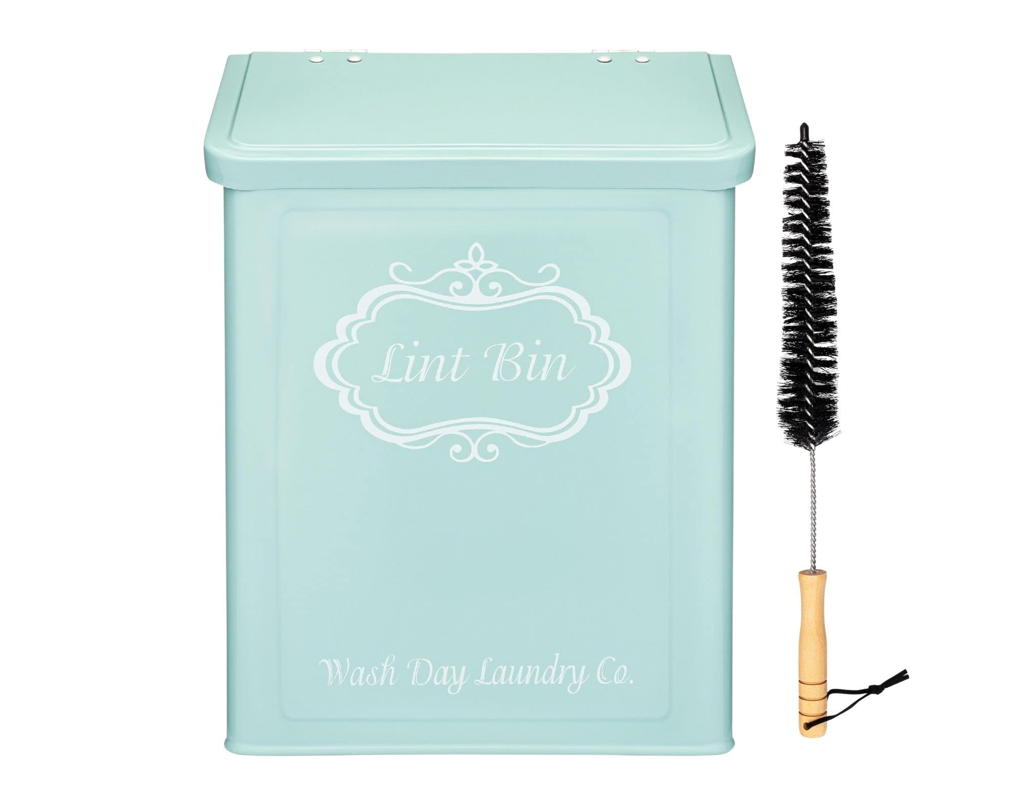 Lint Bin | Magnetic Lint Bin For Laundry Room With Lint Brush For Dryer Lint Trap | Lint Holder Bin For Laundry Room | Lint Bin For Laundry Room Magnetic | Laundry room Trash Can | Dryer Sheet Holder
