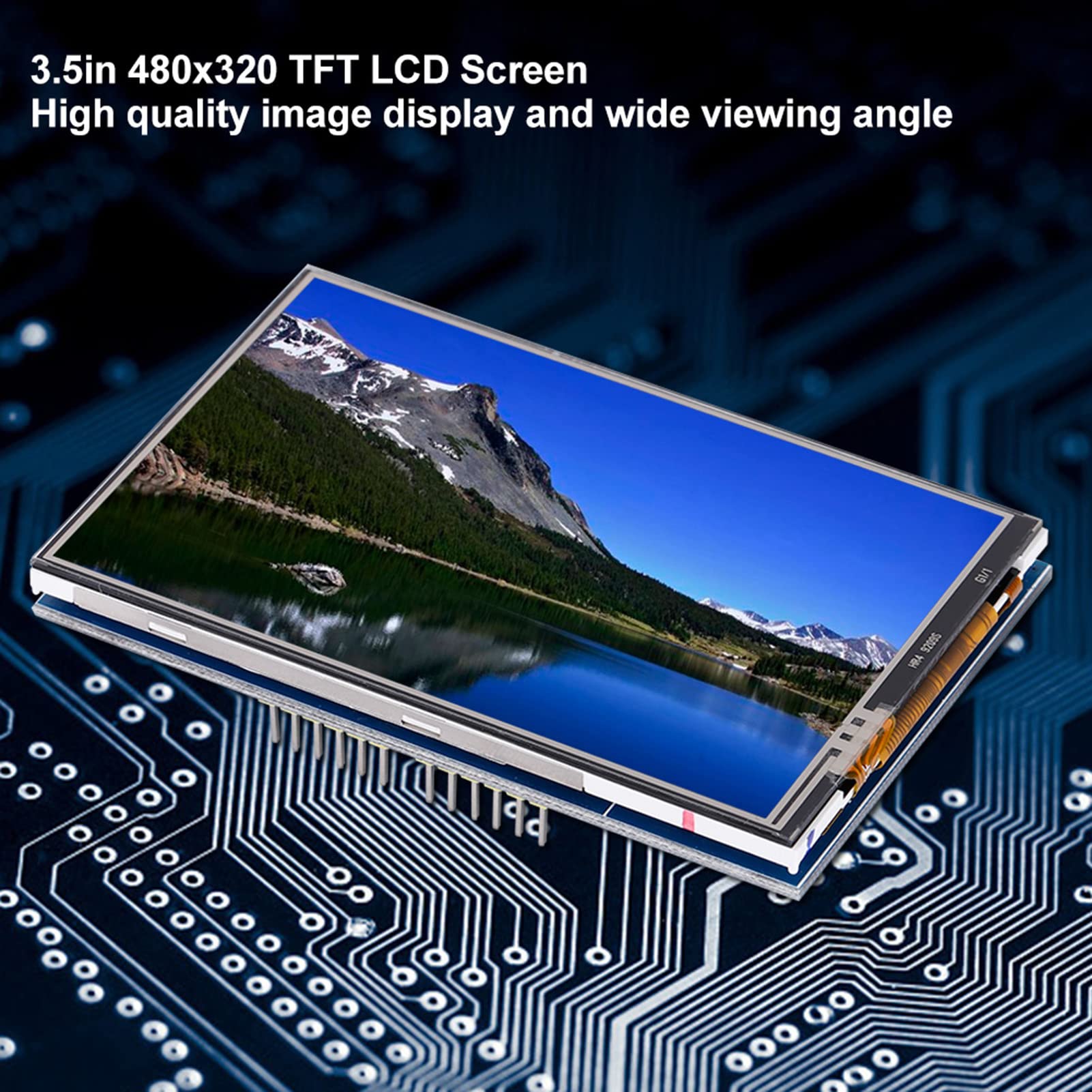 LCD Screen 3.5in TFT LCD Display Module HDMI Module 480x320 Resistive Touch Screen Monitor Embedded Controller for Development Board(with Touch)