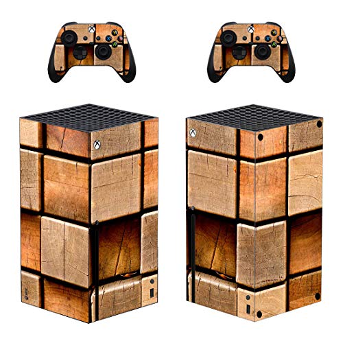 FELIPE SEIJI KUBA Protective Vinyl Skin Decal Cover for Xbox Series X Console Wrap Sticker Skins with Two Free Wireless Controller Decals multi color