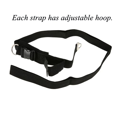 Docooler Kayak Wall Storage Strap Rack Boat Hanger Boat Keeper Garage Hanger Canoes Wall Rack Holders for Skiing Board, Ladder, Canoes