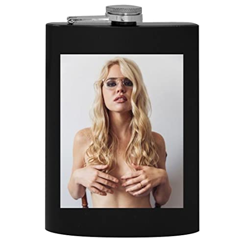 FC Carino B35Y22D63W0403455M07T32C02S27-8oz Black Hip Alcohol Drinking Flask PDI #PIDP403455