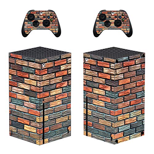 FELIPE SEIJI KUBA Vinyl Skin Sticker Cover Decal for Microsoft Xbox Series X Console and Remote Controllers multi color HD Printing