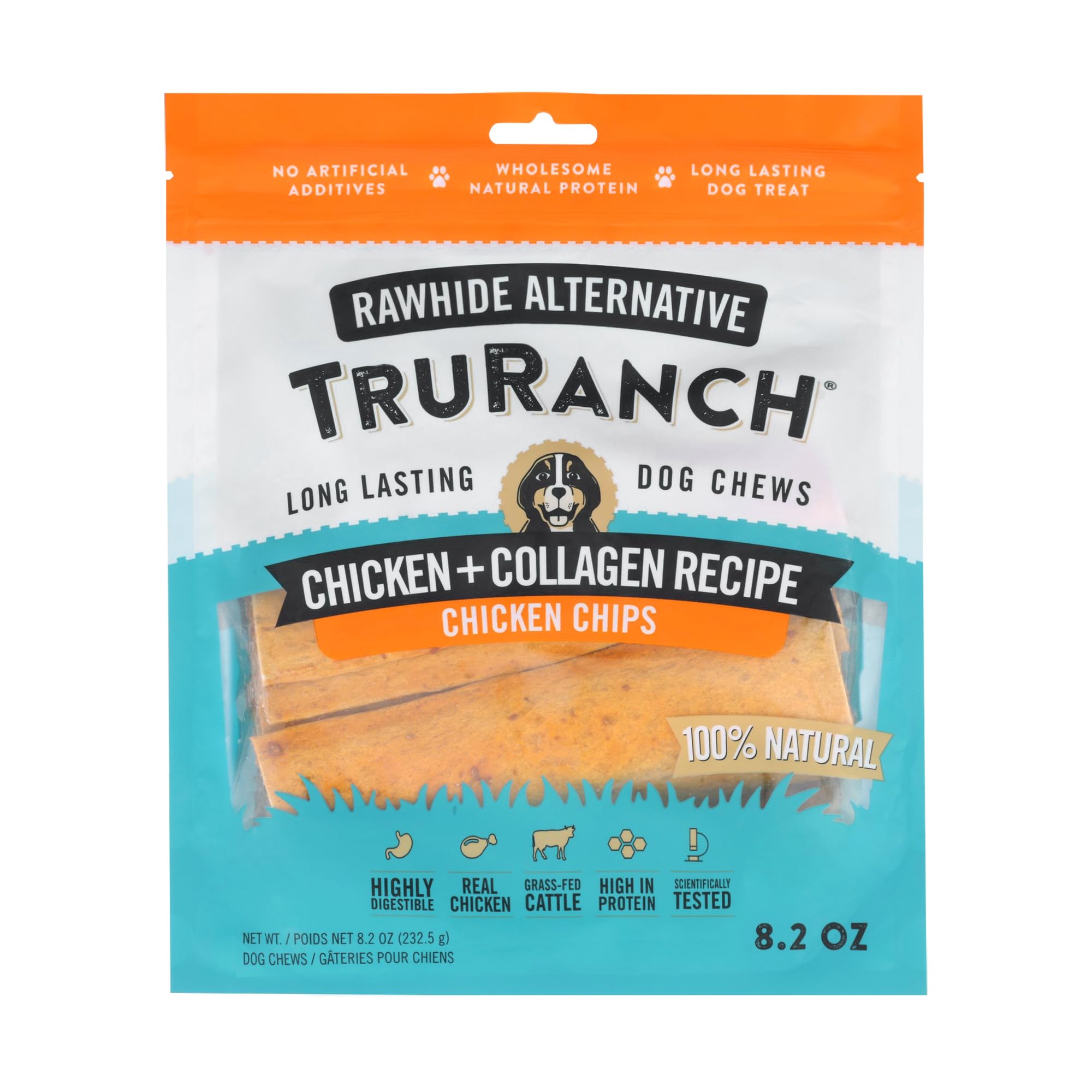TRURANCH Collagen Chips, Chicken - 8.2 oz