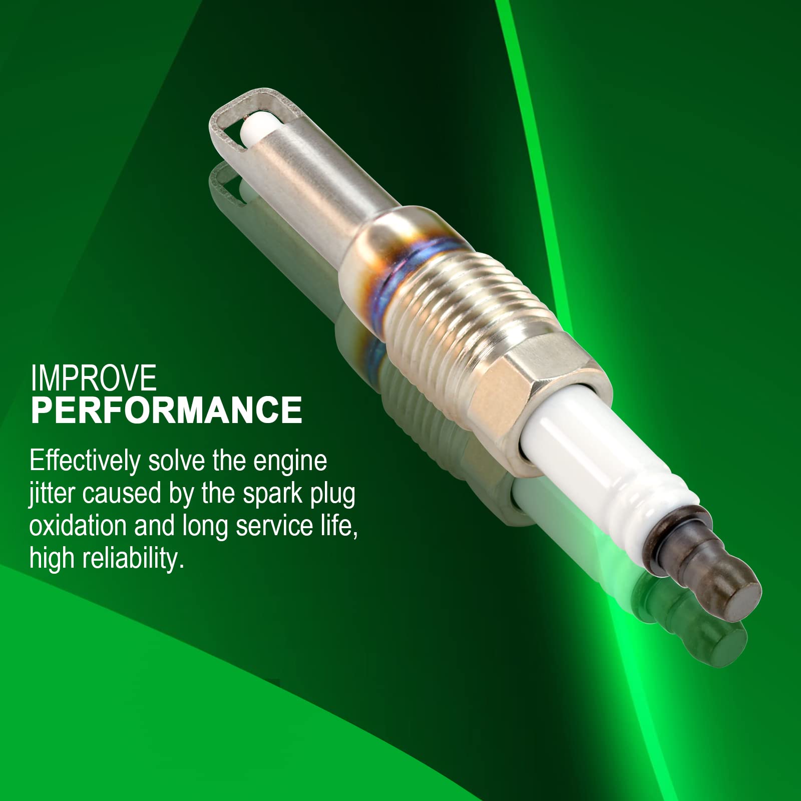 Engine Dancer Triton V8 Engine Iridium Spark Plug SP515 Compatible with 06-08 Explorer 4.6L 05-08 Expedition 5.4L 04-08 F-150 F-250 Super Duty 5.4L 6.8L Mark LT Navigator 5.4L…