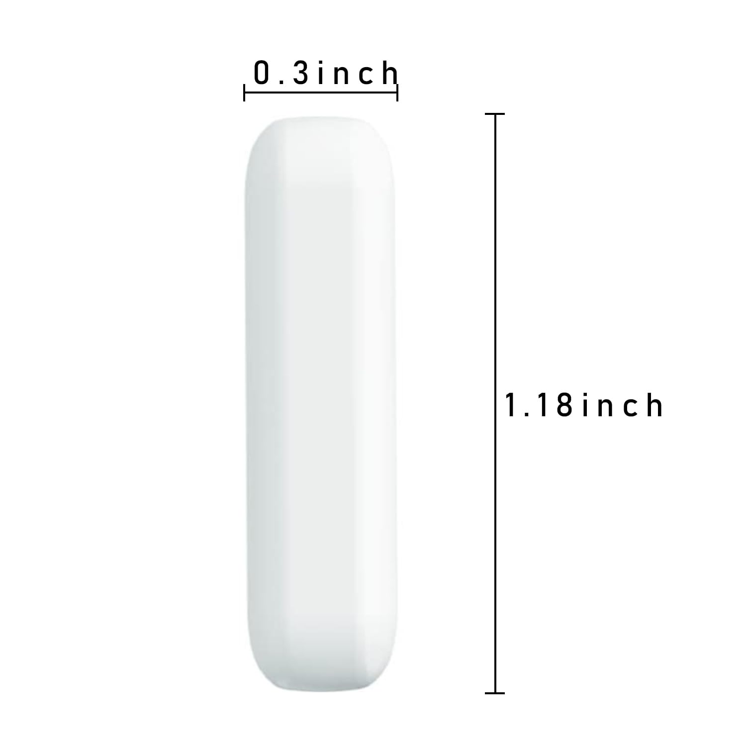 OTYFGHD Magnetic Stirrer,Stir Bar,PTFE Magnetic Mixer,Laboratory Bar Stir,Plate Bar Stir,Plate Magnet Stick,Suit for Self Stirring Mug(0.3 * 1.18 inches, Cylinder Shape, 2pcs)