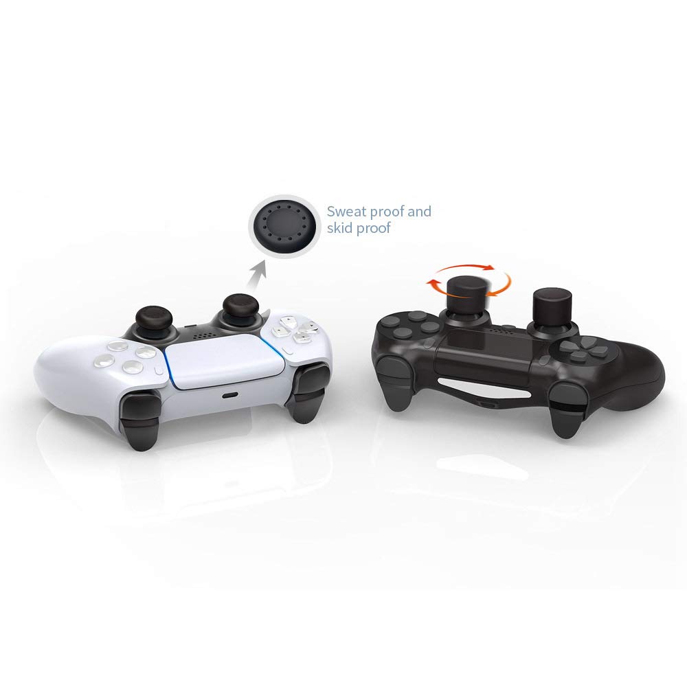 Enhanced Extra High Thumb Stick Grip Cap Joystick Case Cover for PS4/PS5 Joypad Gamepad Controller Thumbstick Grips