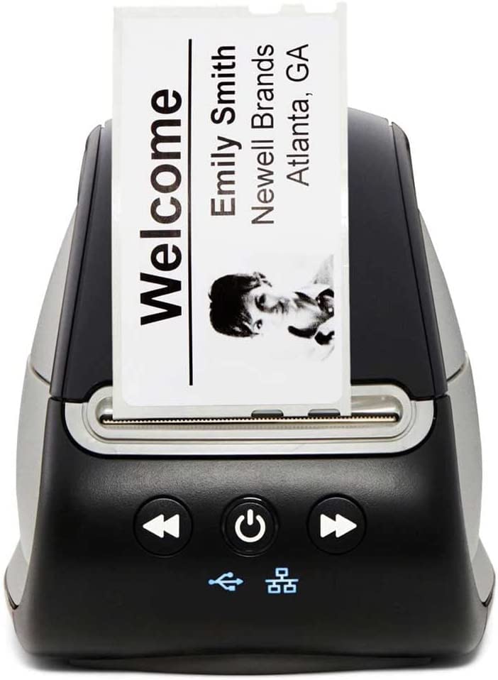 DYMO LabelWriter 550 Turbo Direct Thermal Label Maker - USB and LAN Connectivity - Print up to 90 Labels Per Minute, 300 dpi, Auto Label Recognition, Monochrome Printer - BROAGE Printer_Cable