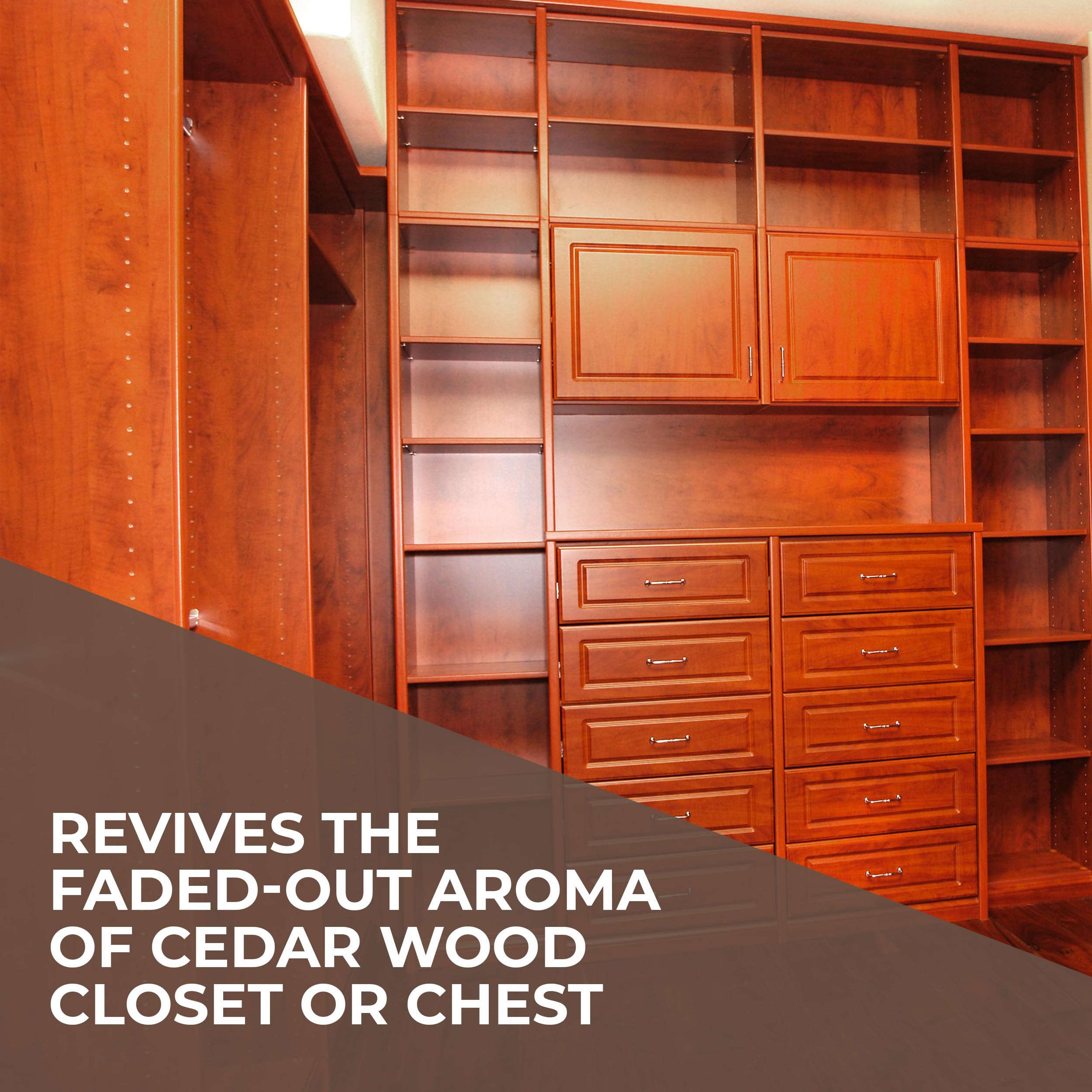 Saman Classic Cedar Wardrobe & Chest Treatment Oil – Revives The Faded-Out Cedar Scent - COC-000-250 – 8 oz / 236 ml
