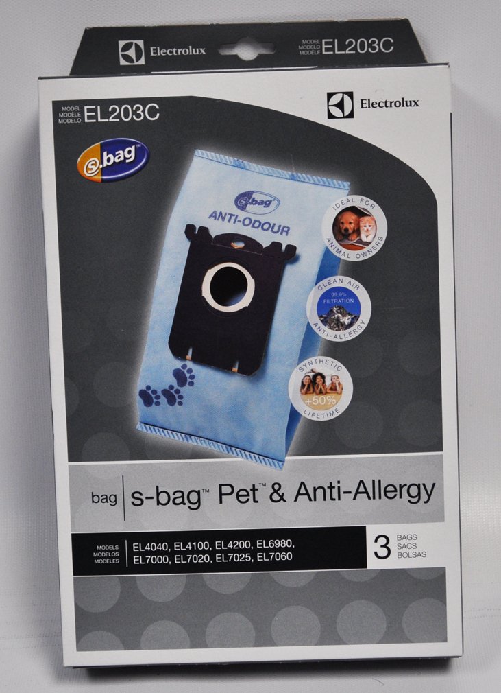 Electrolux S-Bags Pet and Anti-Allergy EL203C 3 Pa