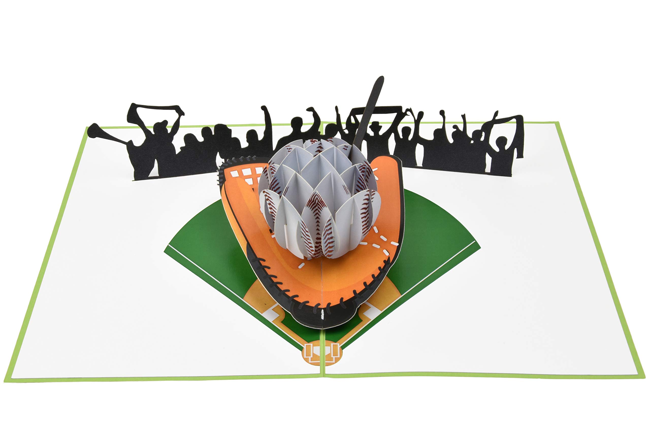 Teabug Cards Sports Themed Pop-Up Cards (baseball)