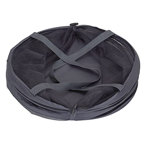 Household Essentials 2027-1 Pop-Up Collapsible Mesh Laundry Hamper | Charcoal