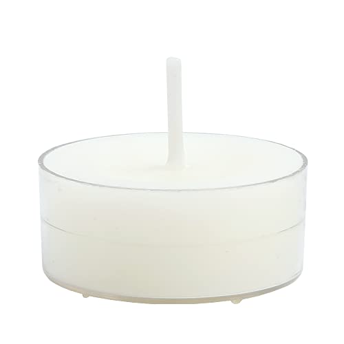 LJQizn 24pcs Natural Soy Tealight Candles Handmade Decorative Unscented Pure Soy Tea Lights( Perfect for Birthday Party,Wedding, Spa, Home Decor