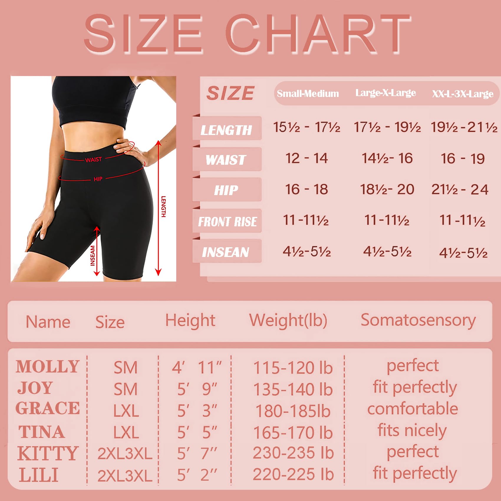 FULLSOFT 4 Pack Biker Shorts for Women β 5" High Waist Tummy Control Workout Yoga Running Compression Exercise Shorts with Pockets(4 Pack Black/Navy Blue/Grey/Pink,Large-X-Large)