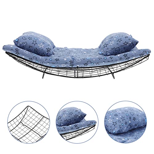 NUOBESTY Bearded Dragon Bed Reptile Hammock Cotton Lizard Cushion Pet Mat Hermit Crab Climbing Toys Tank Accessories for Habitats
