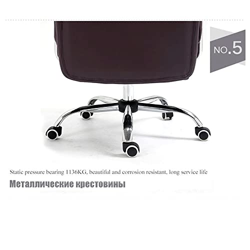 LUKEO Office Chair Computer Chair Soft and Furniture European Seat for Cafe Home Chair for Gift (Color : E)