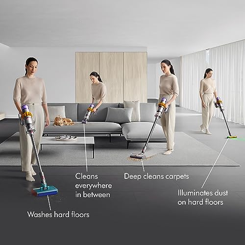 Dyson V15s Detect Submarine​, Bagless, Yellow/Nickel
