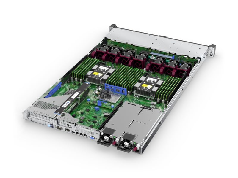 HPE ProLiant DL360 G10 1U Rack Server - Intel C621 SoC - 1 x Intel Xeon Gold 5220R 2.20 GHz - 32 GB RAM - Serial ATA Controller - 2 Processor Support - 1.54 TB RAM Support - Up to 16 MB Graphic Card