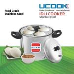 Idli Cooker Stainless Steel Idli Cooker Kitchen Accessories (Stainless Steel, 6 Plates, 24 Pieces)