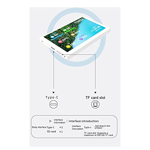 MACIMO 1 Set 5 Inch Computer Small Secondary Screen IPS HD Laptop Display for Freely AIDA64 Black