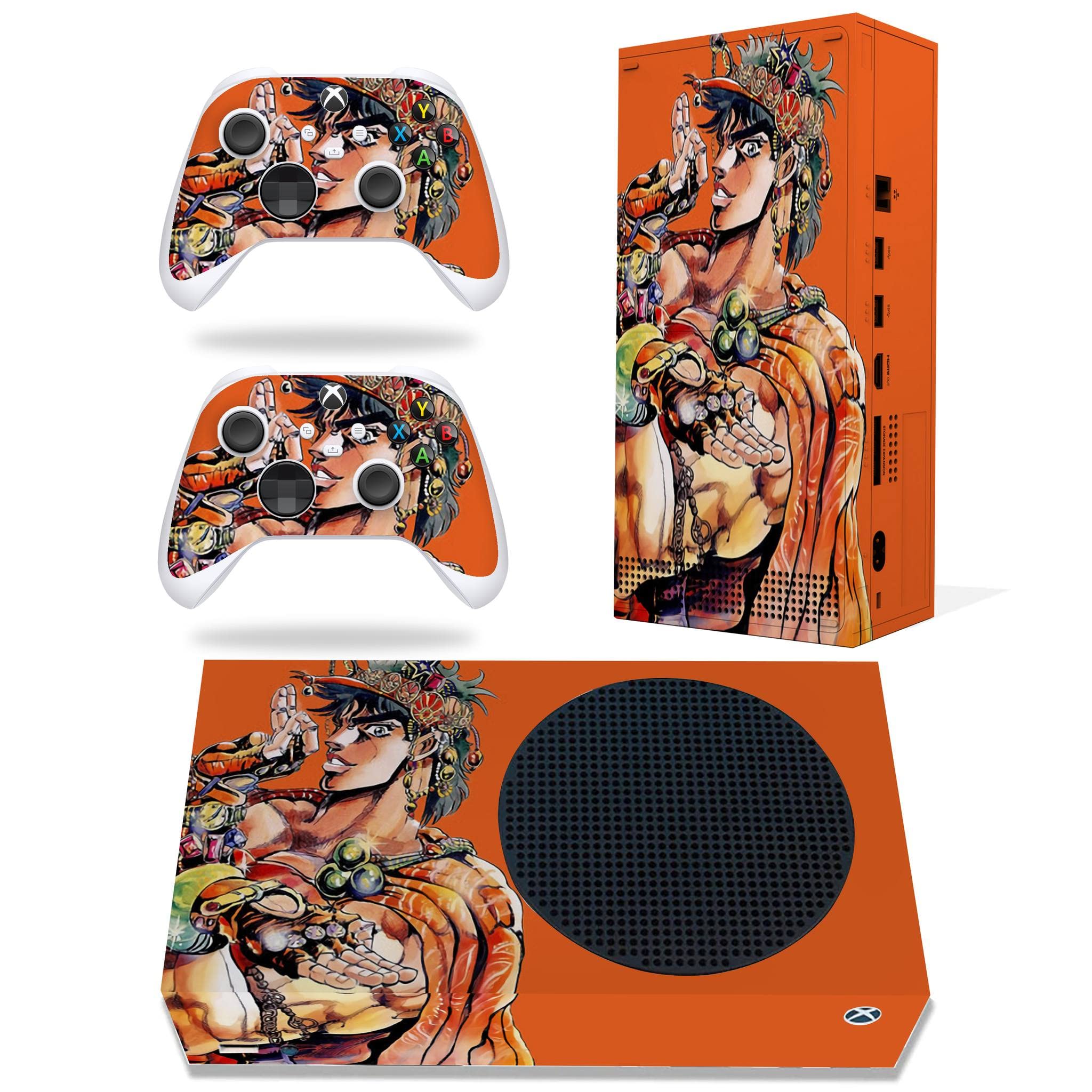 Kujo Jotaro Detective Anime Movie Game Console Series S Controllers Skin Decals Stickers Wrap Vinyl for Game Console Series S